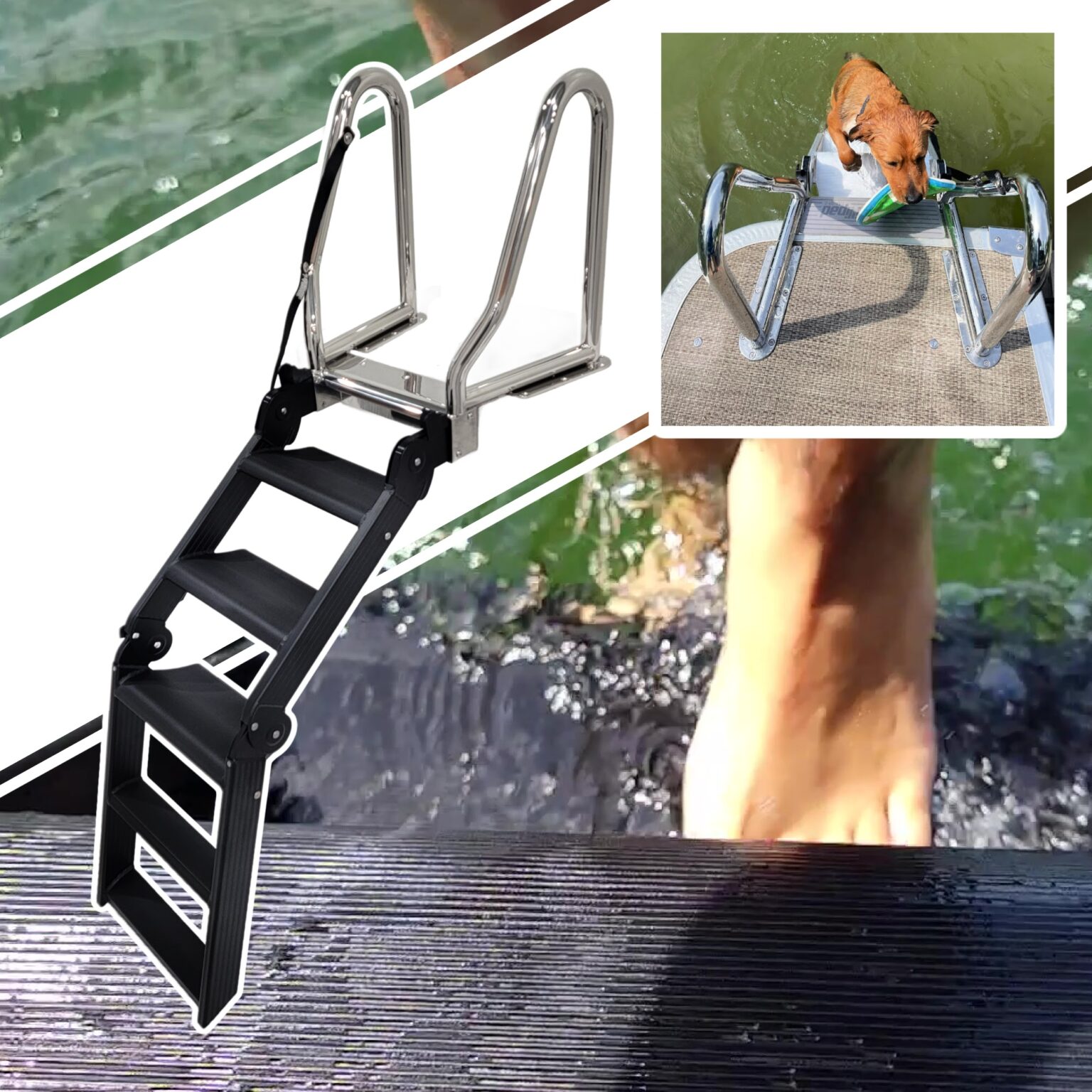 Easy Step Boarding Ladder - Lillipad Marine